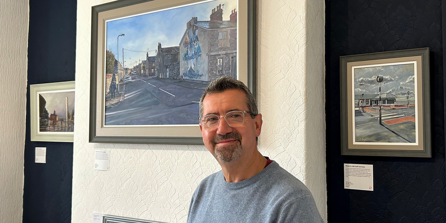 'My passion keeps me going,' says Cardiff based fine artist