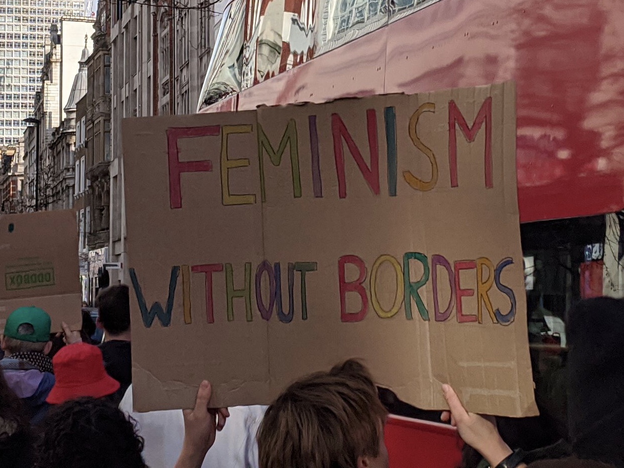 Feminists in Cardiff Protest on International Women's Day - Cardiff ...