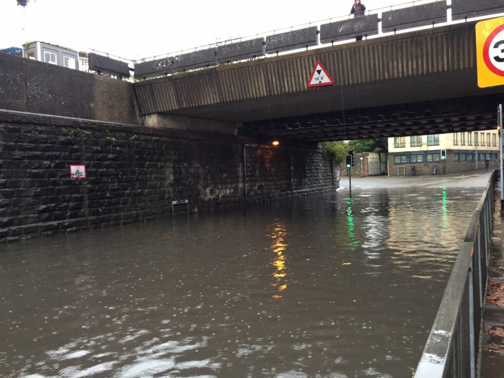 Storm causes flooding chaos across Cardiff - The Cardiffian