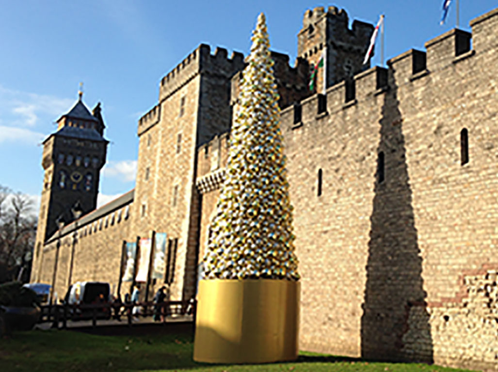 Cardiff's controversial Christmas tree gets the chop - The Cardiffian