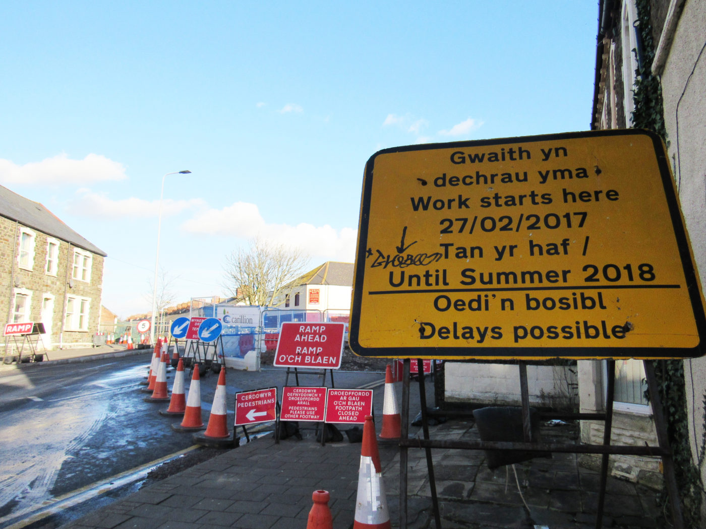 Splott Road Bridge work continues despite Carillion collapse - The ...