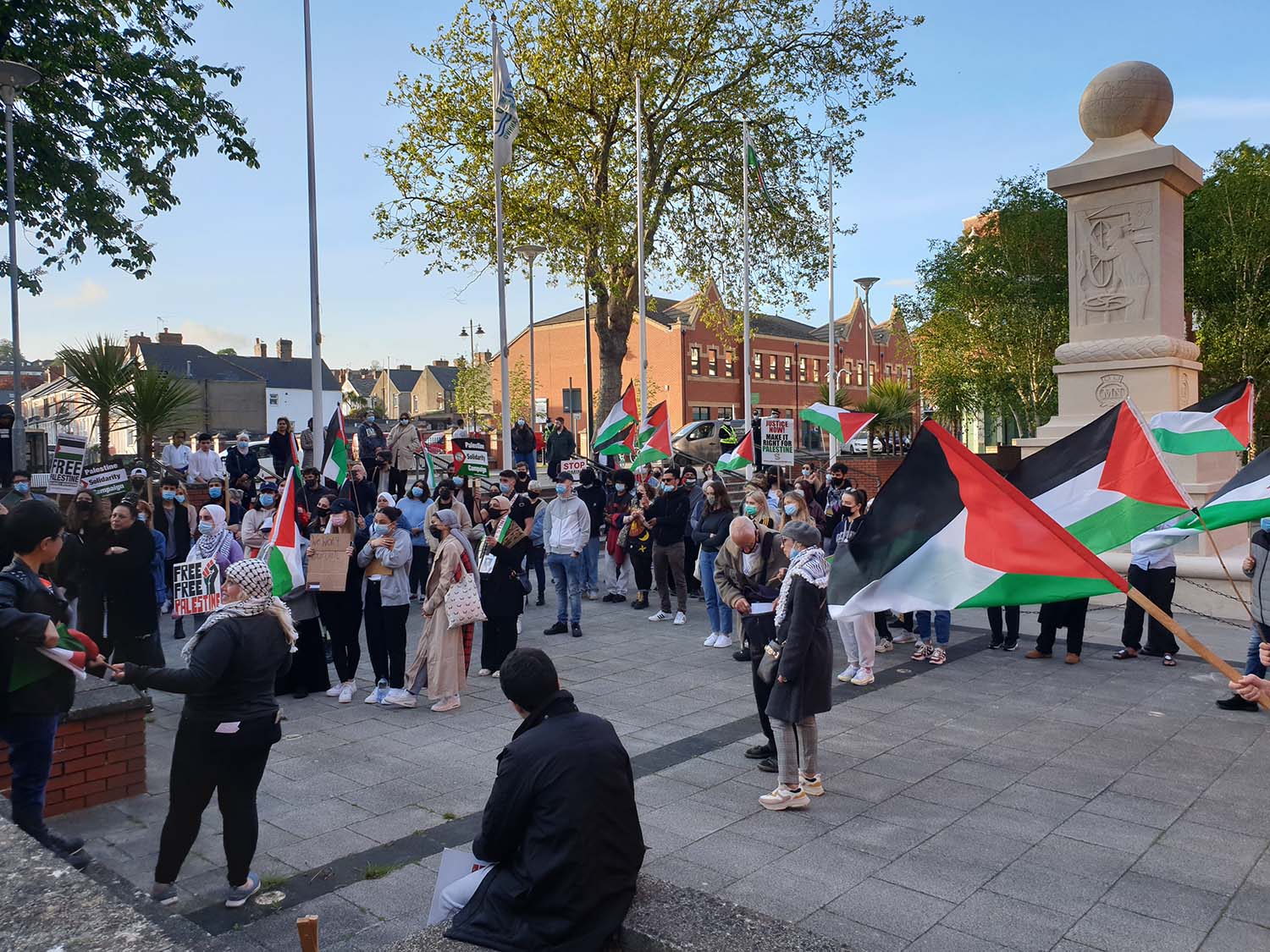Barry residents march on Civic Offices as part of protest supporting ...