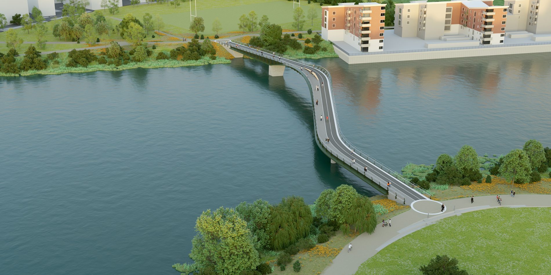 £10 million car-free bridge will provide safe journey to school for ...