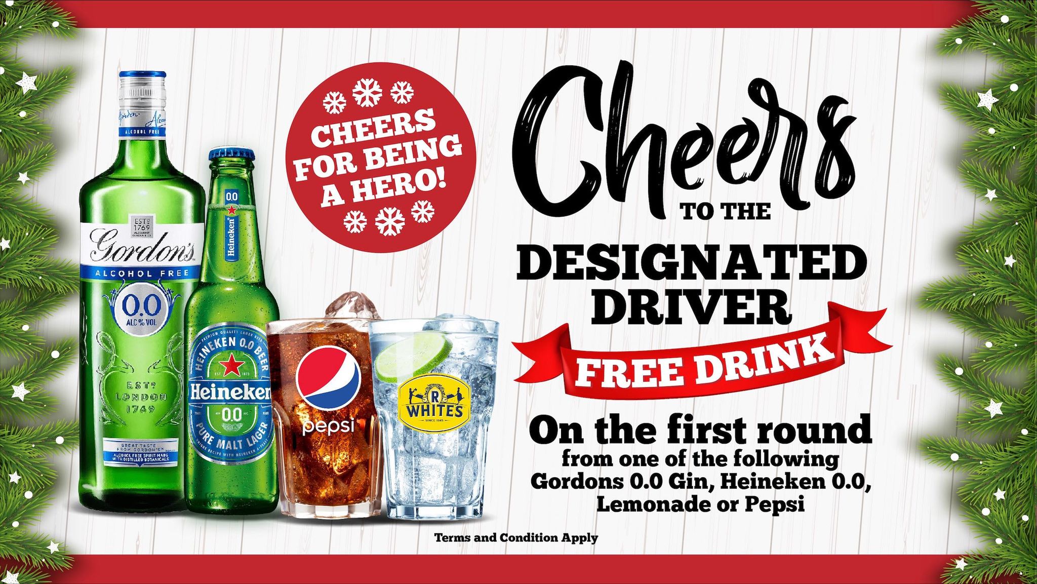Designated drivers will be given free drinks this Christmas in bid to ...
