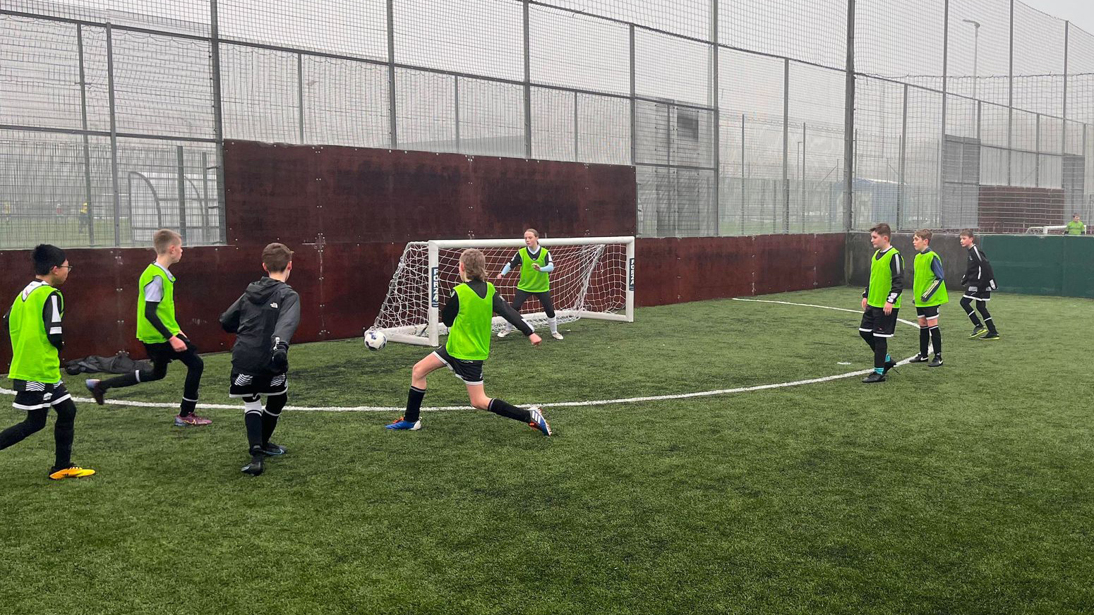 Football training is back for Radyr kids as pitch gets repairs