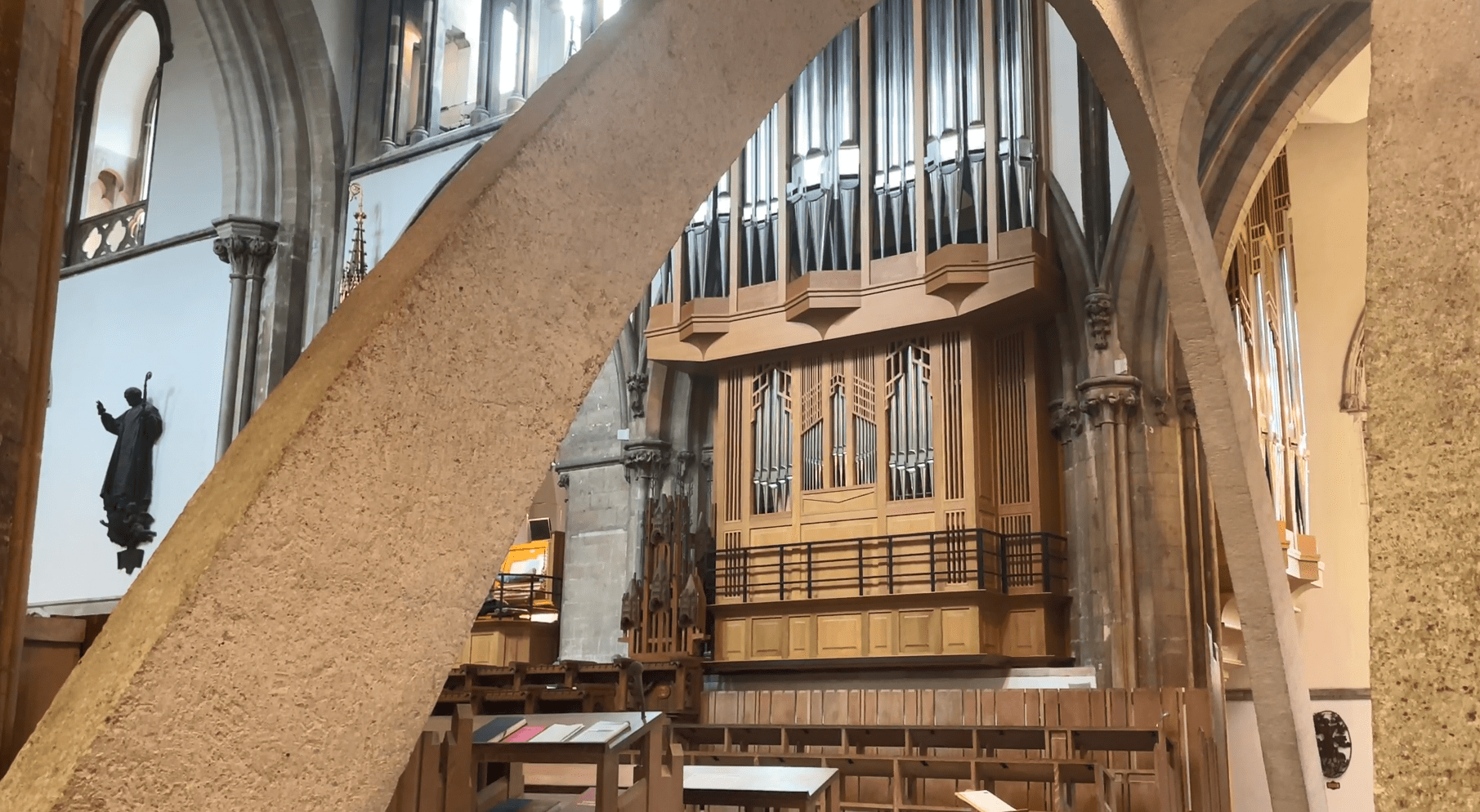 How organ enthusiasts slept in Llandaff Cathedral for the night in 24 ...