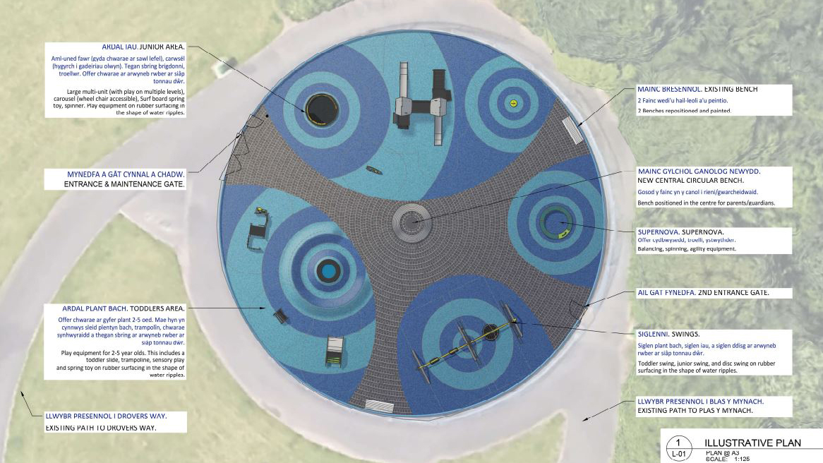 Flooded playground gets watery makeover in time for summer