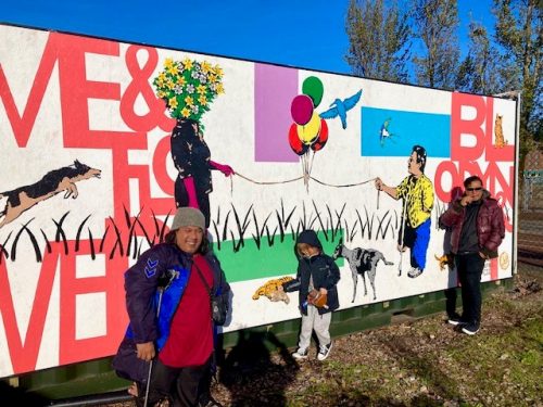 New murals unveiled in Cardiff Bay celebrate international disabled ...