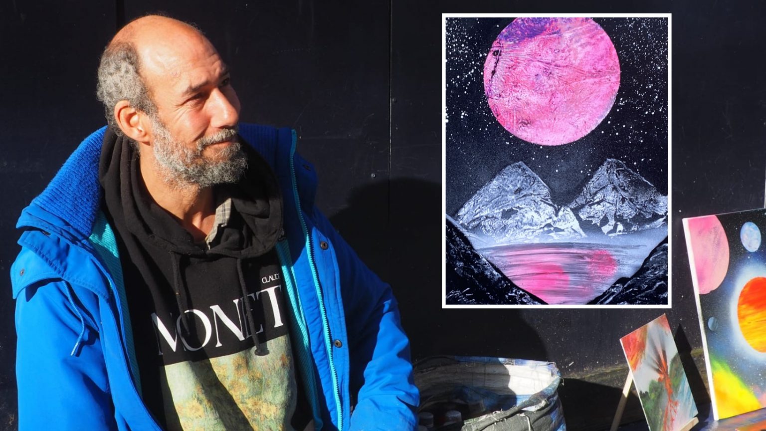 The Cardiff street artist using spray painting to help overcome trauma ...